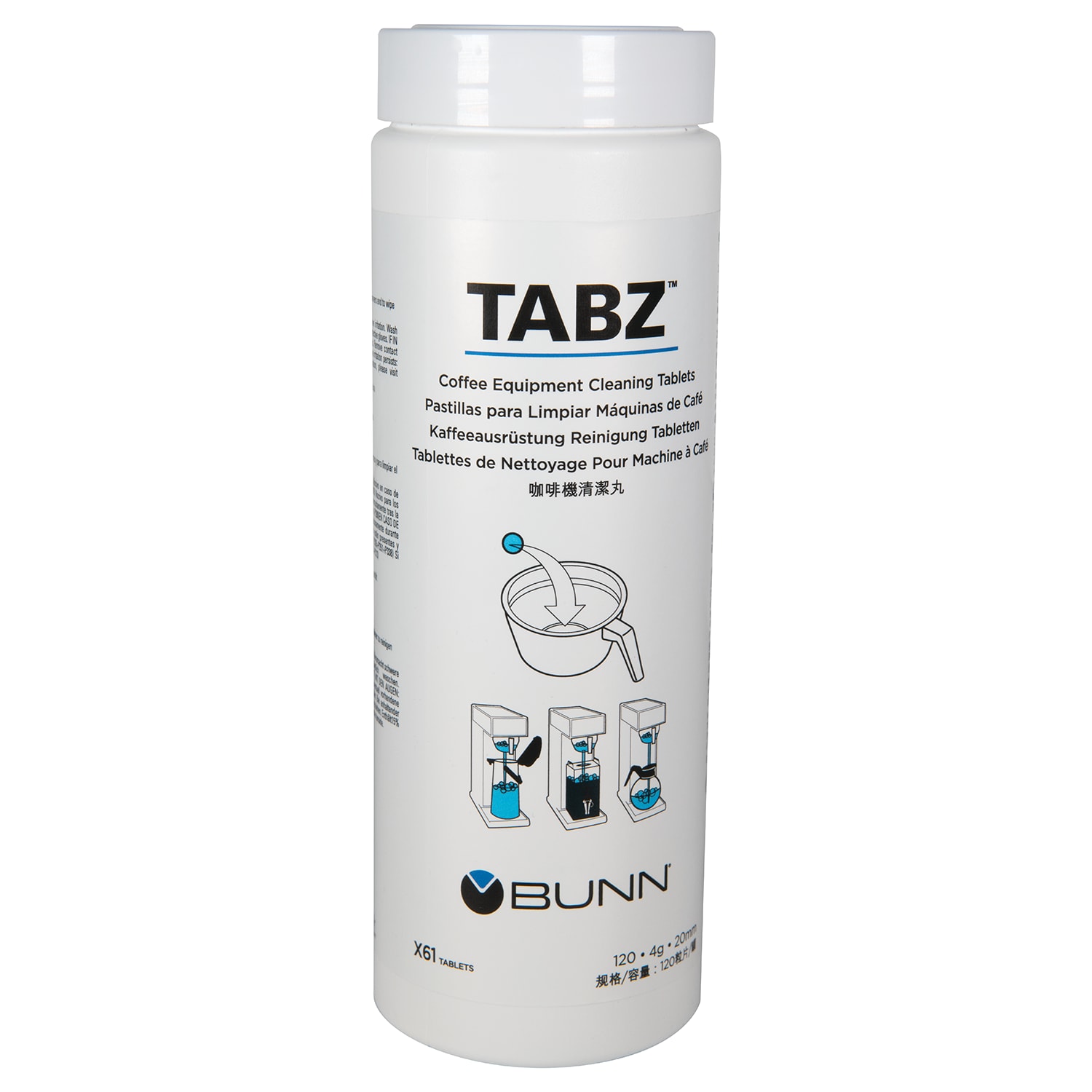 CLEANER, BREWER TABZ - Supplies - BUNN Commercial Site