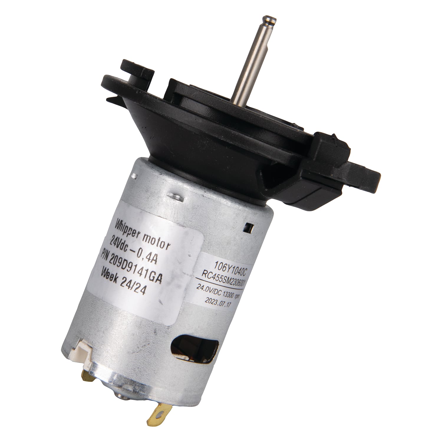 WHIPPER MOTOR, 4MM SHAFT 13K RPM 470nF - Electric/Electronic - BUNN ...
